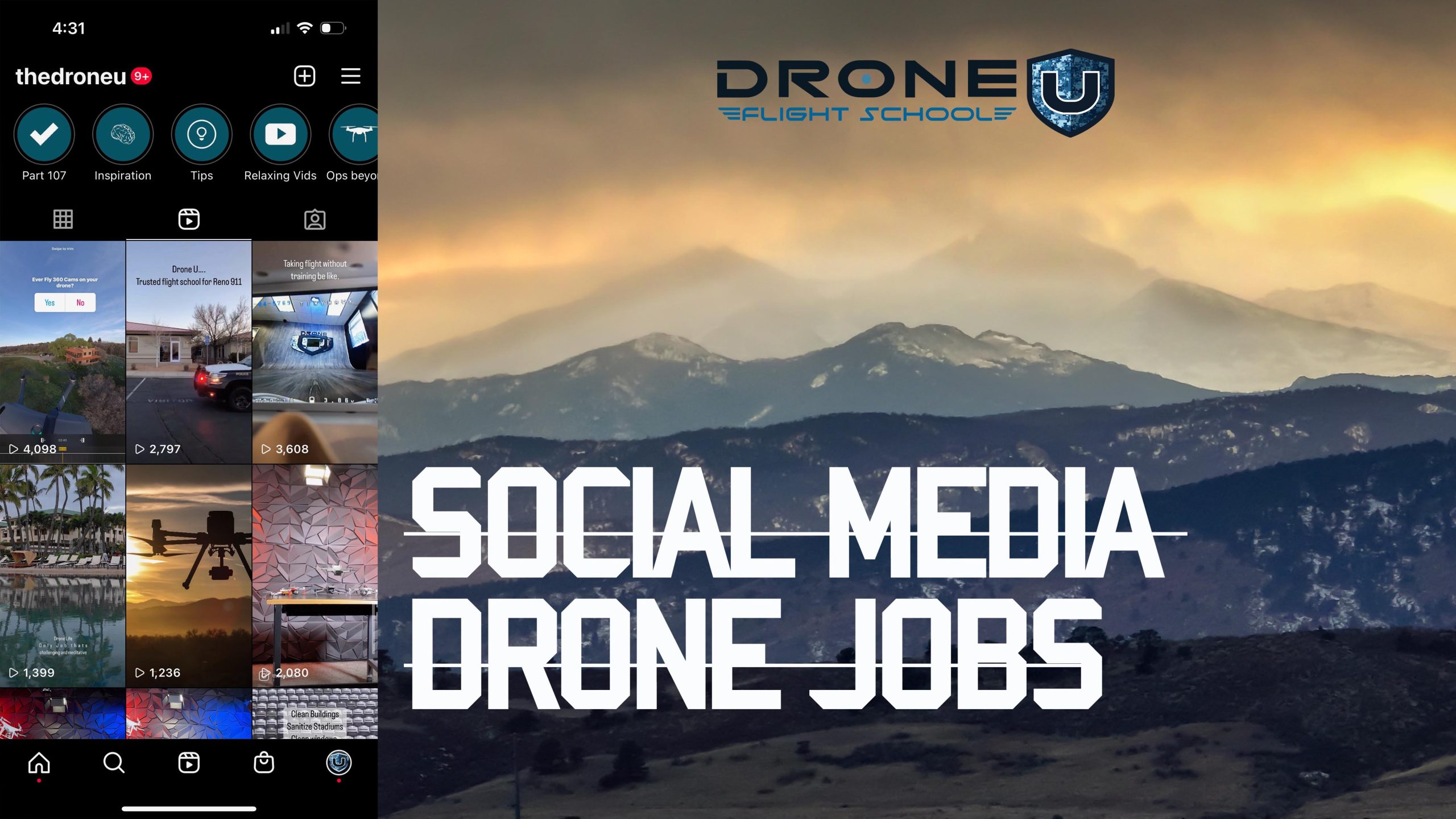 Social Media Drone Jobs | Newest drone deliverable - Drone U™